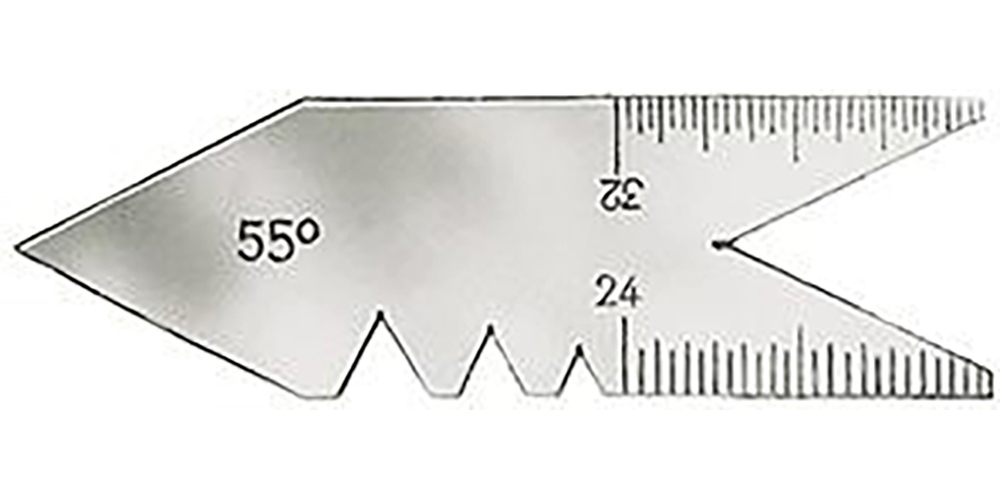 FORMAT SpitzGewinde Stahllehre 60Größe | WerkzeugHERO.de | Schluss mit ...